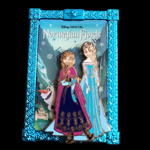 Disney | Jewelry | Disney Frozen Pin Anna And Elsa Norwegian Fjords 25 ...